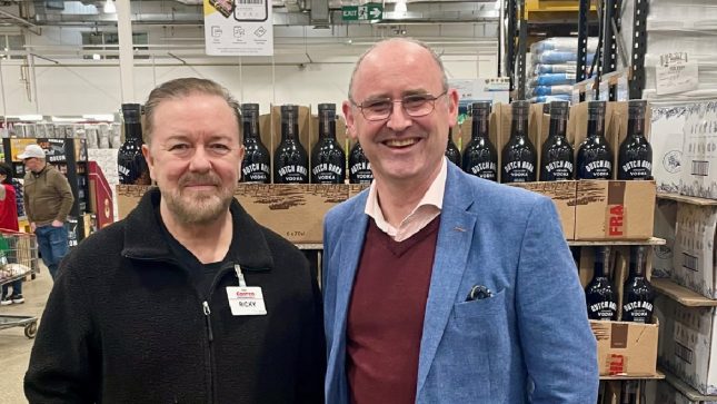 Ricky Gervais Backed Dutch Barn Orchard Vodka Gets Costco Listing